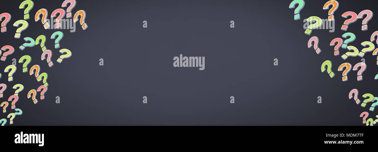 colorful funky question marks Stock Photo - Alamy