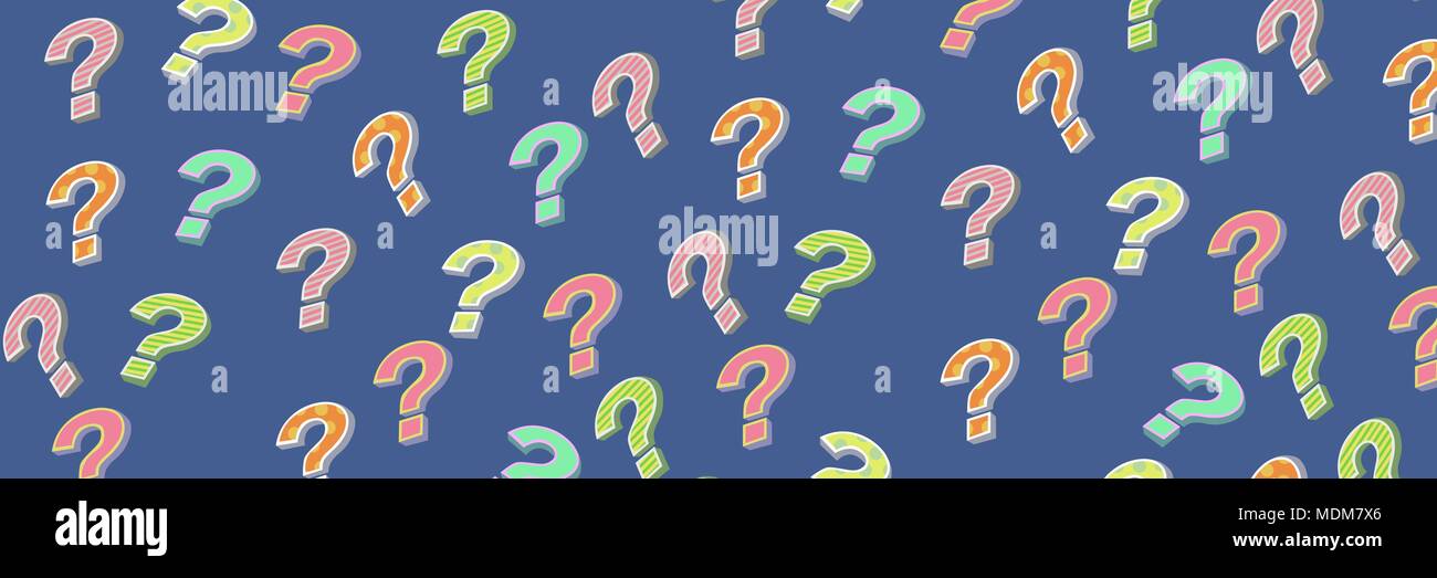 funky colorful question marks Stock Photo - Alamy