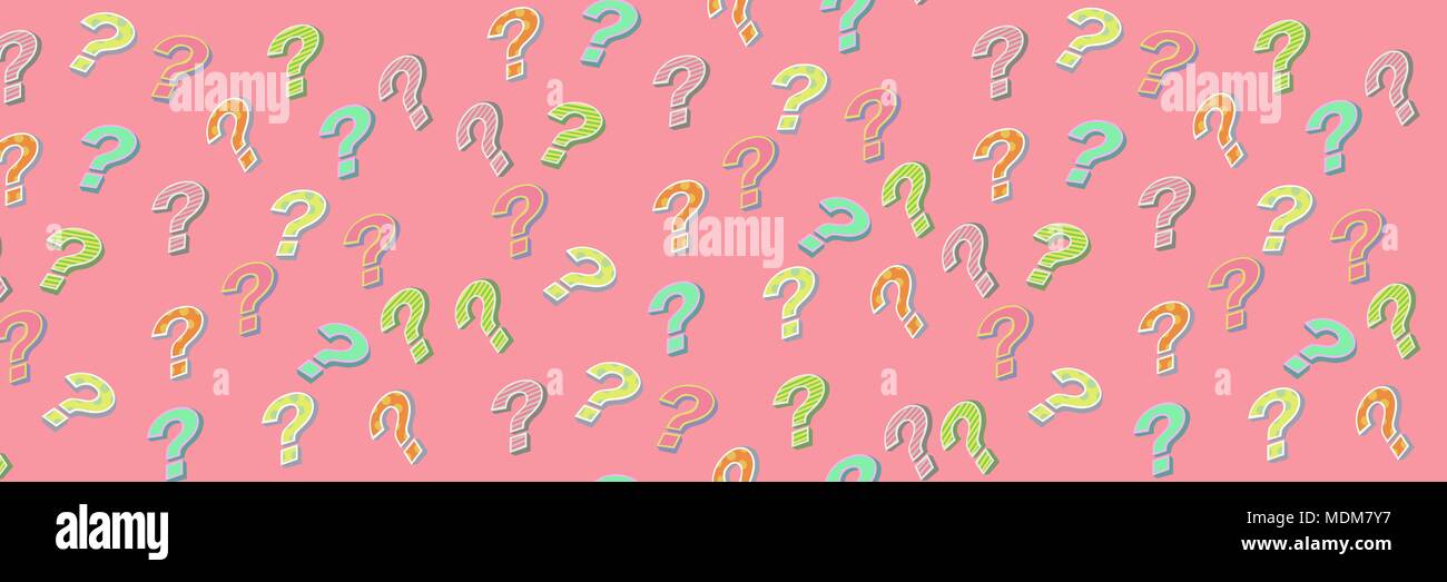 colorful funky question marks Stock Photo - Alamy