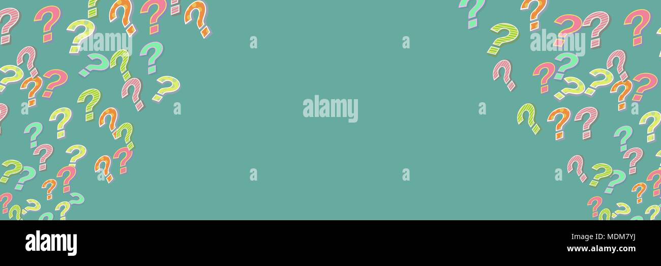 colorful funky question marks Stock Photo - Alamy