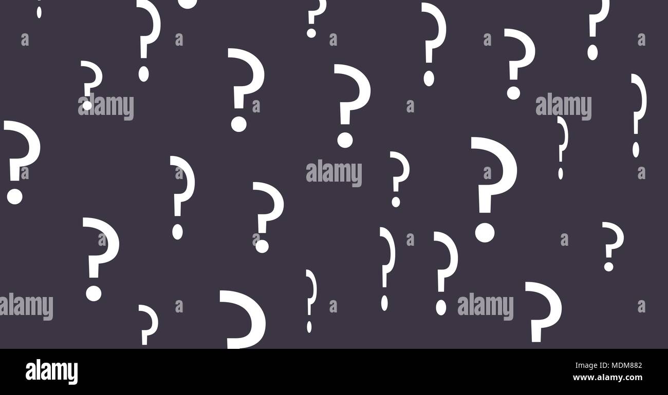 Graphic pattern question marks hi-res stock photography and images - Alamy