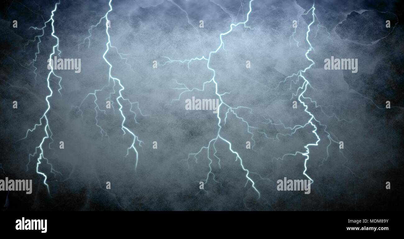 Lightning strikes and grunge background Stock Photo - Alamy