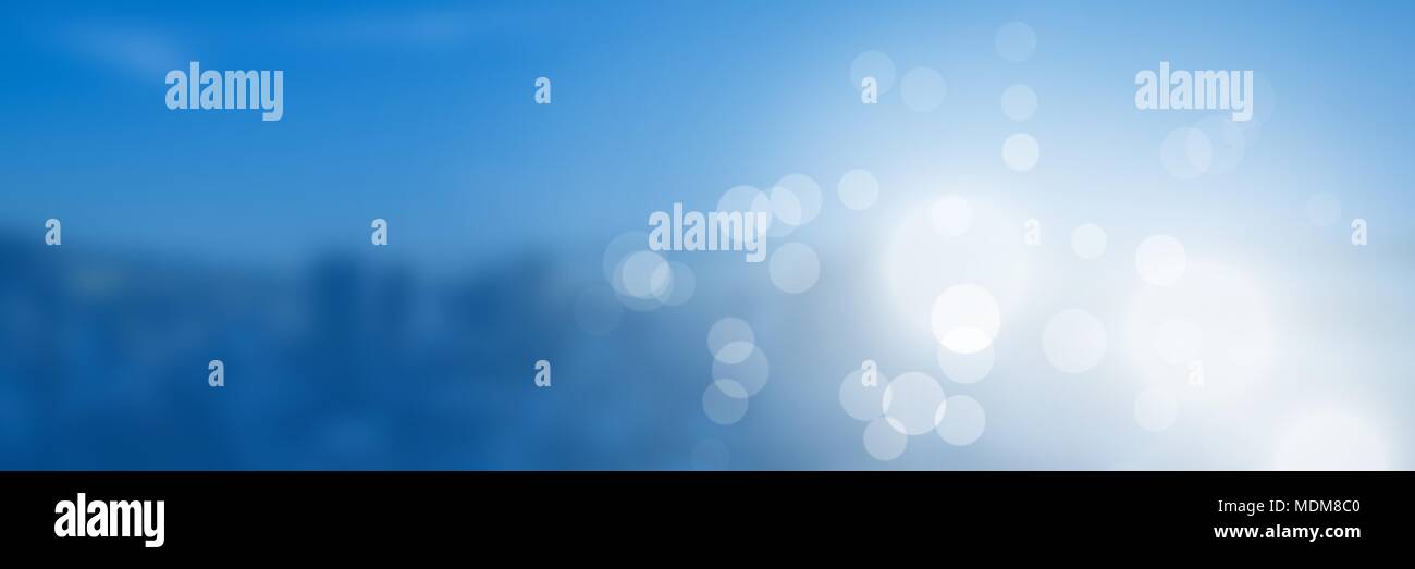 City buildings with flare light source Stock Photo - Alamy