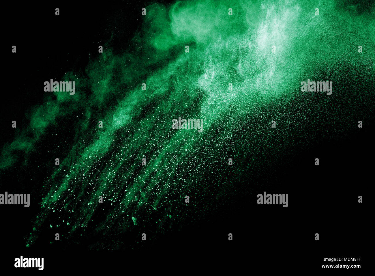 Powder paint explosion red background hi-res stock photography and ...