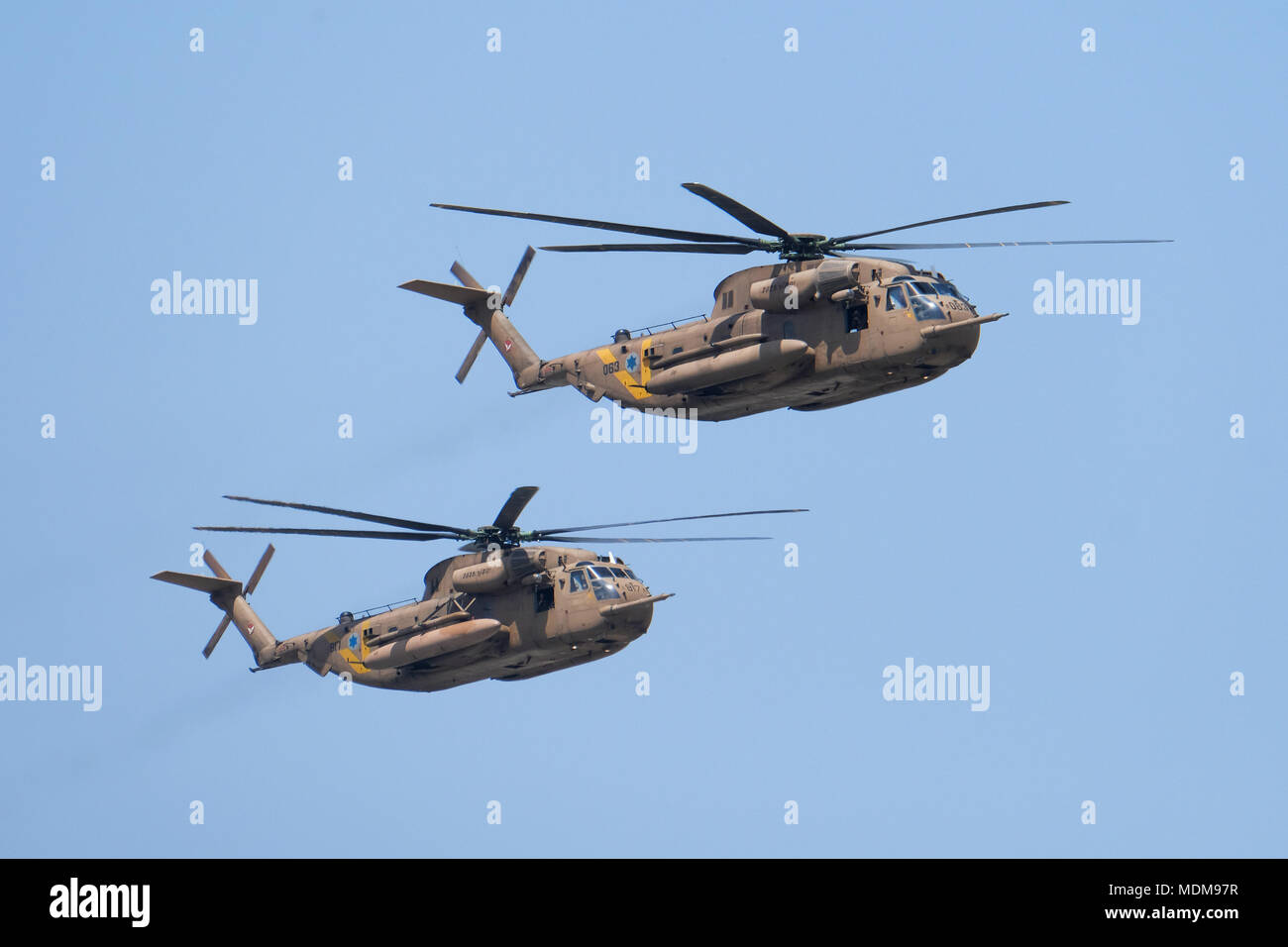 Sikorsky CH-53 Sea Stallion helicopters also called Yasur of the ...