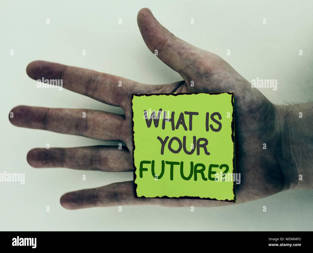 Writing note showing What Is Your Future Question. Business photo ...