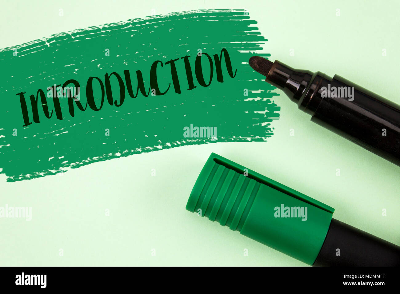 Text sign showing Introduction. Conceptual photo First part of a ...