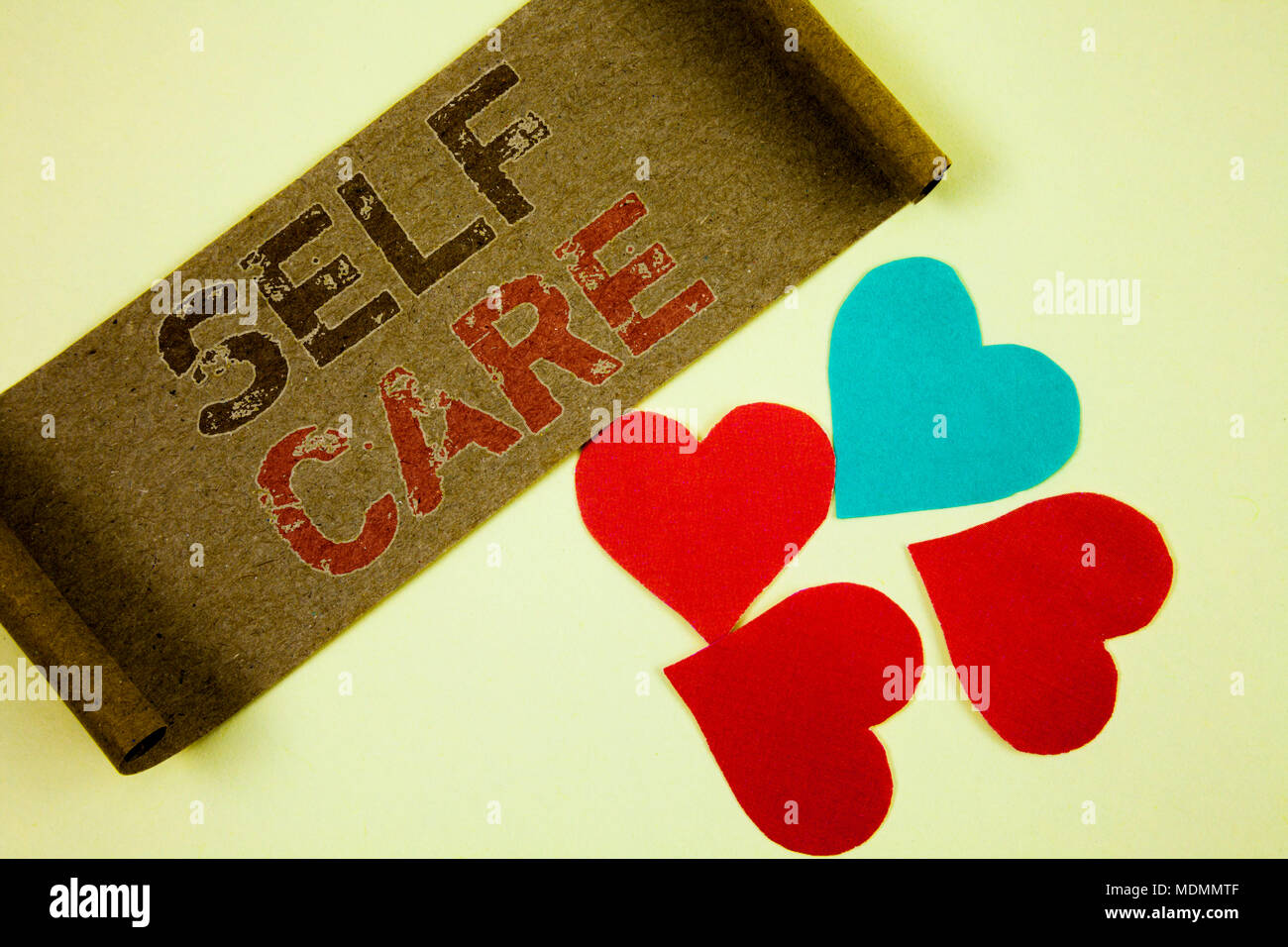 Text sign showing Self Care. Conceptual photo Protection you give to ...