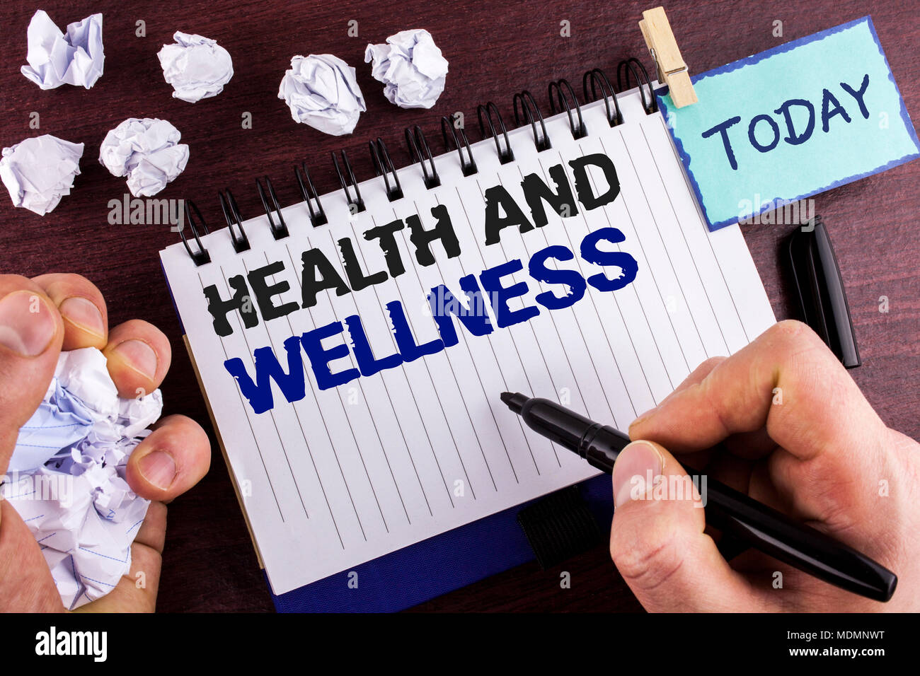 Text sign showing Health And Wellness. Conceptual photo being in good ...