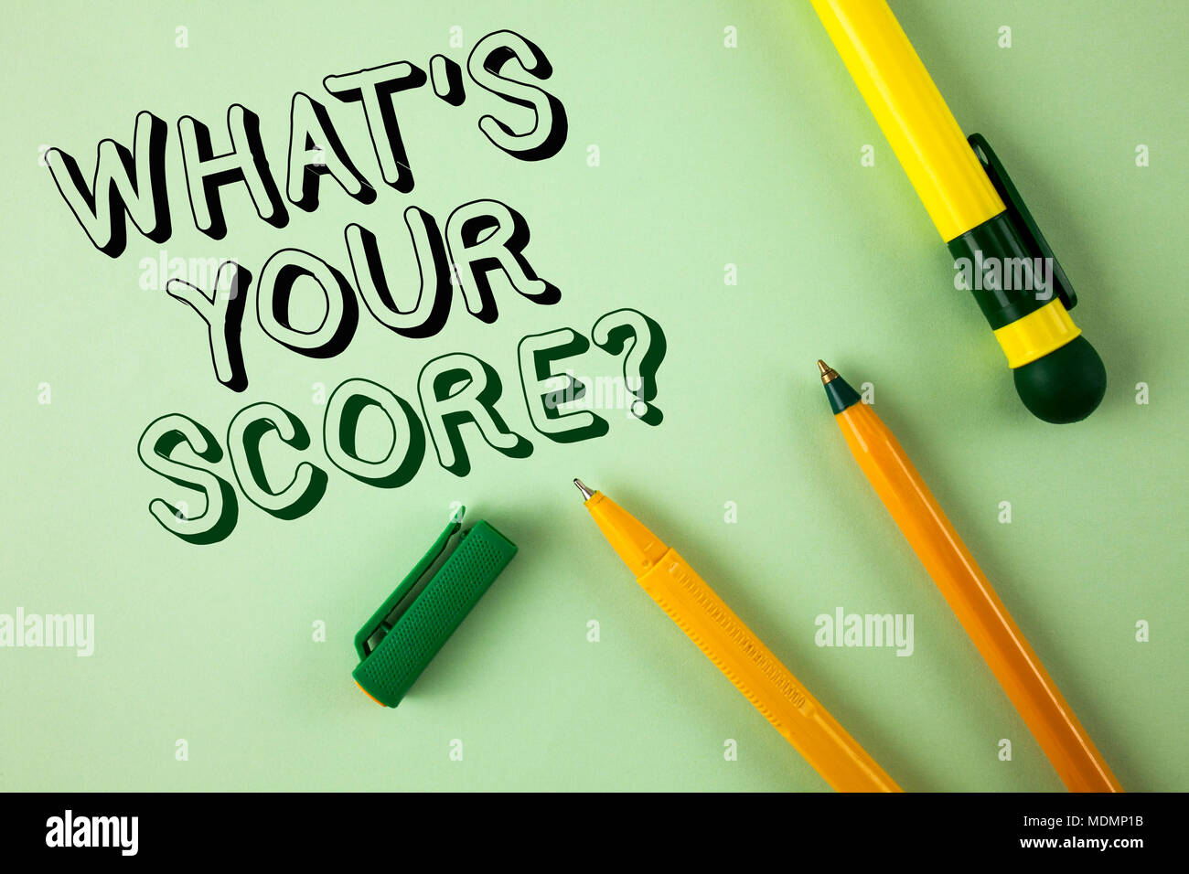 Whats the score hi-res stock photography and images - Alamy