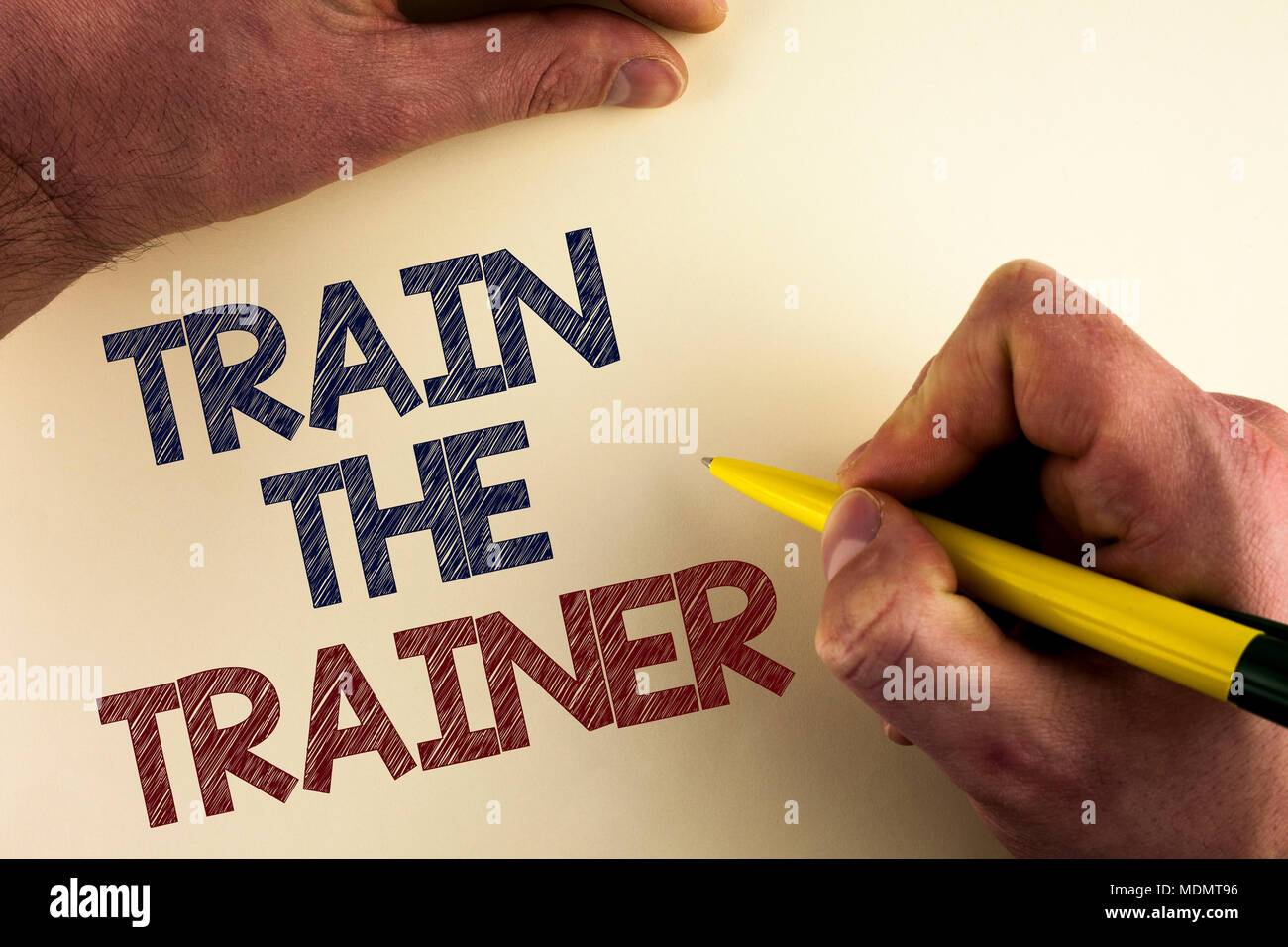 Word writing text Train The Trainer. Business concept for Learning ...