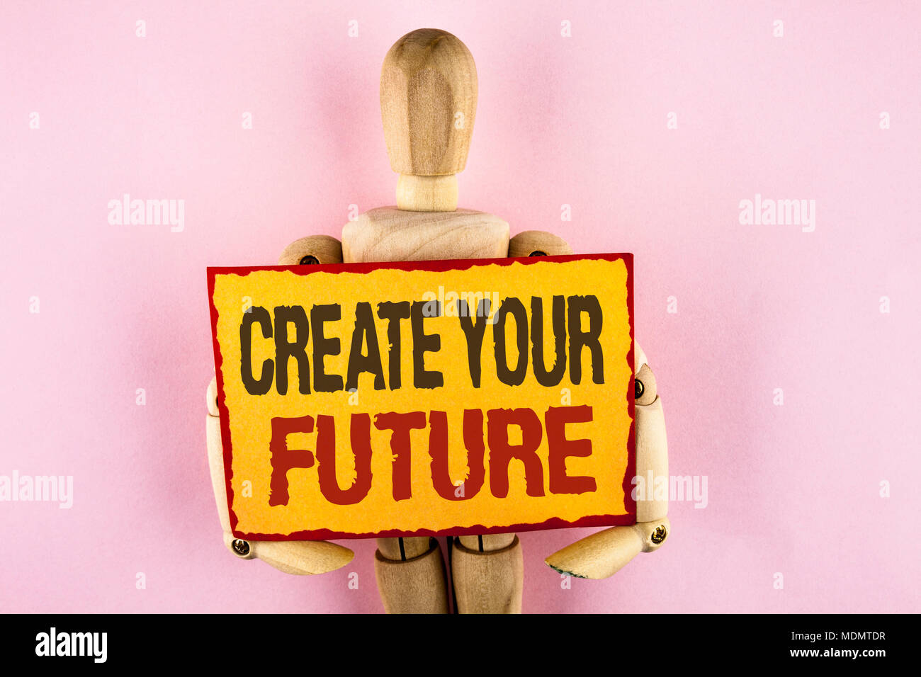 Conceptual hand writing showing Create Your Future. Business photo text ...