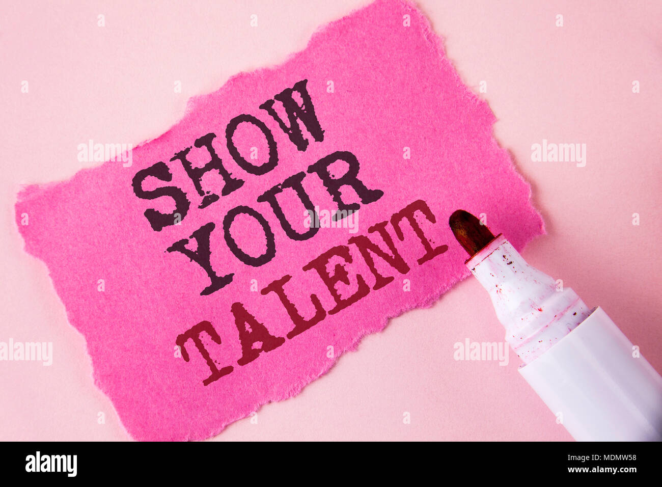 Word writing text Show Your Talent. Business concept for Demonstrate ...