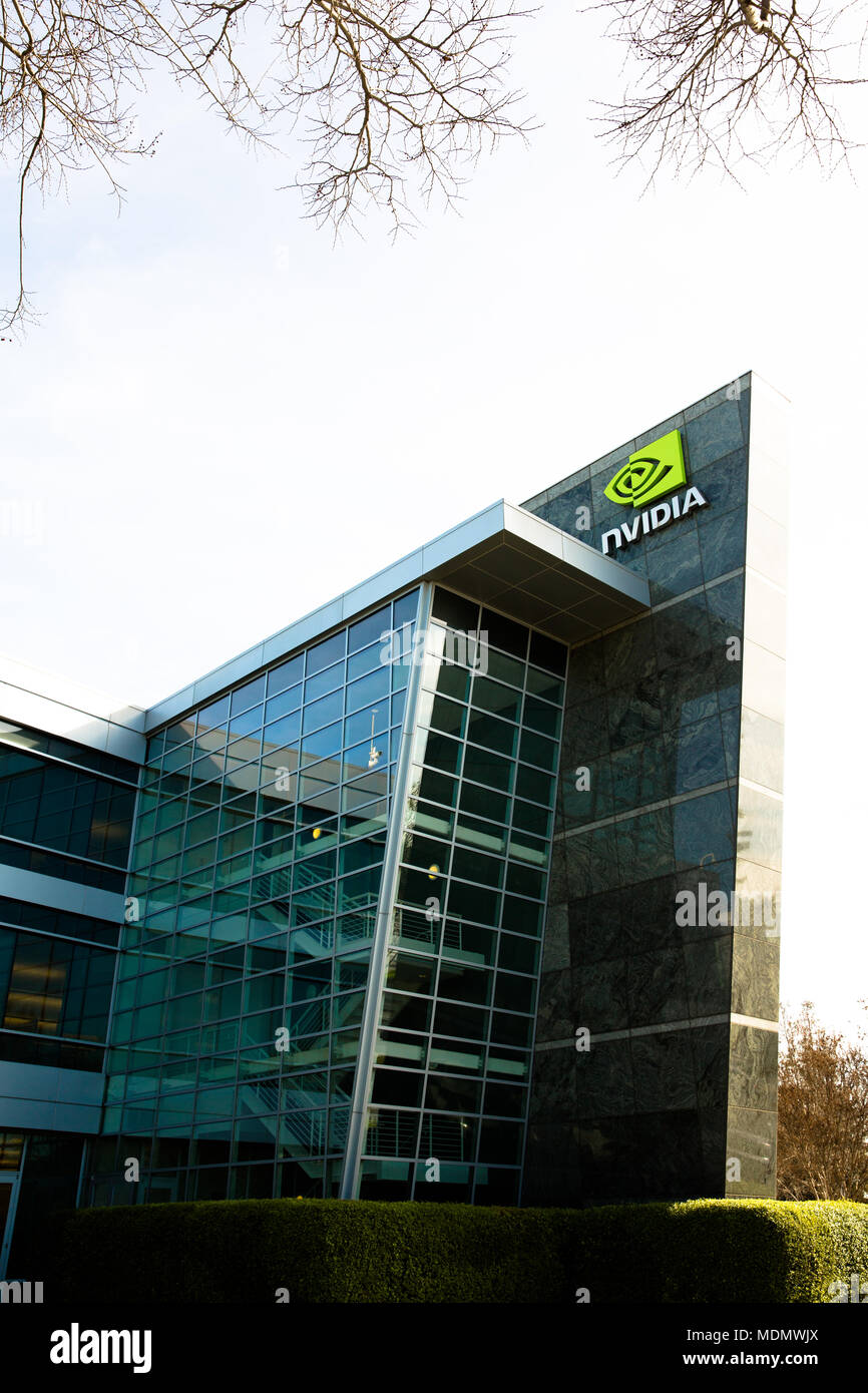 Santa Clara, CA - Feb. 1, 2018: NVIDIA Corp., leader of Artificial ...