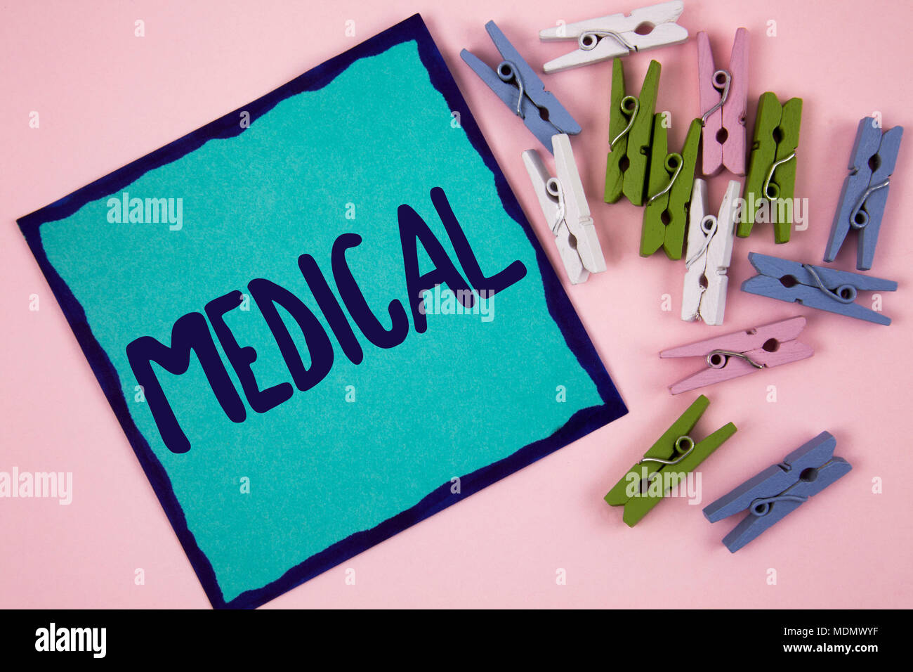 Handwriting text writing Medical. Concept meaning Related to science of ...