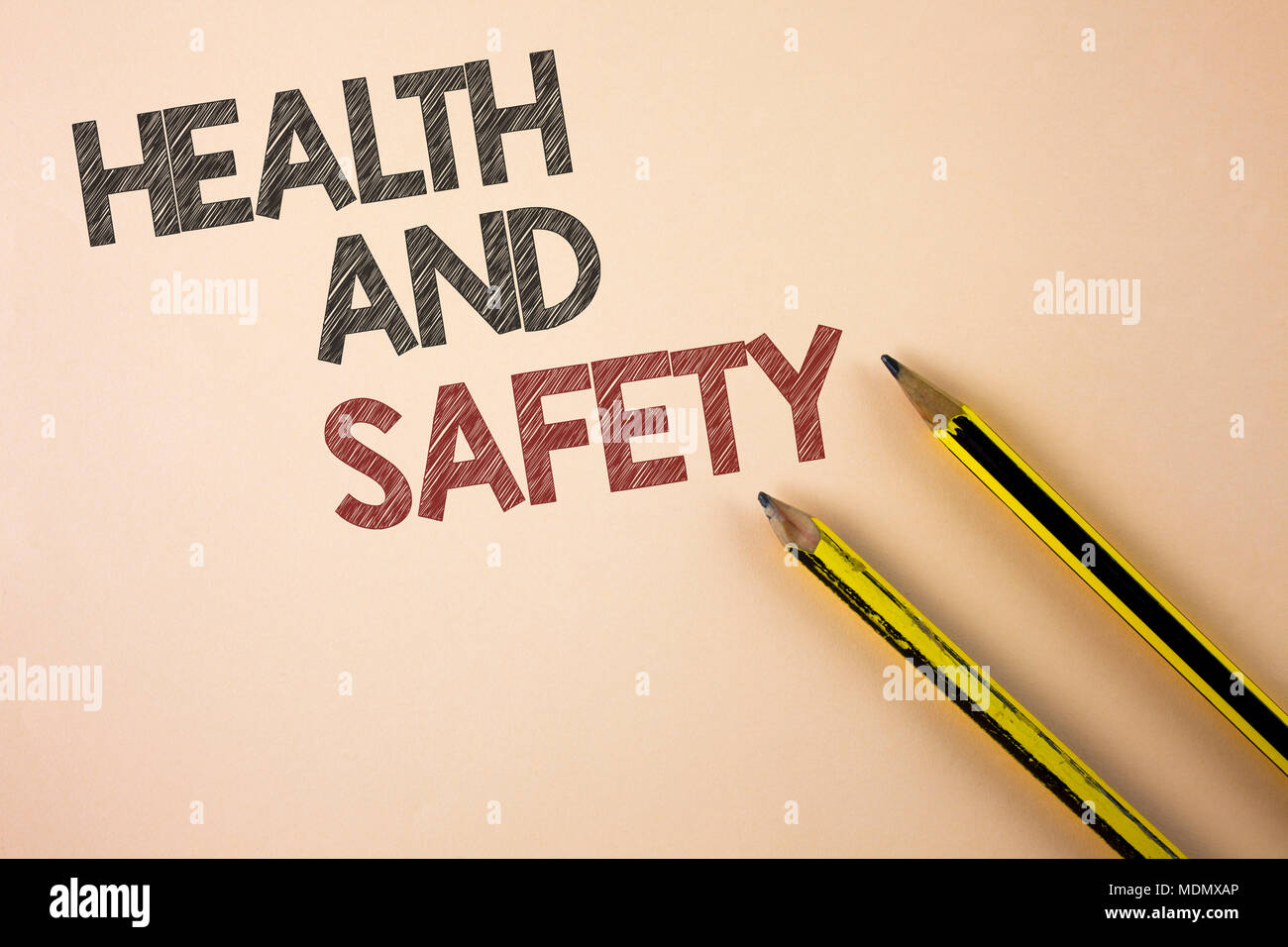Writing note showing Health And Safety. Business photo showcasing being ...