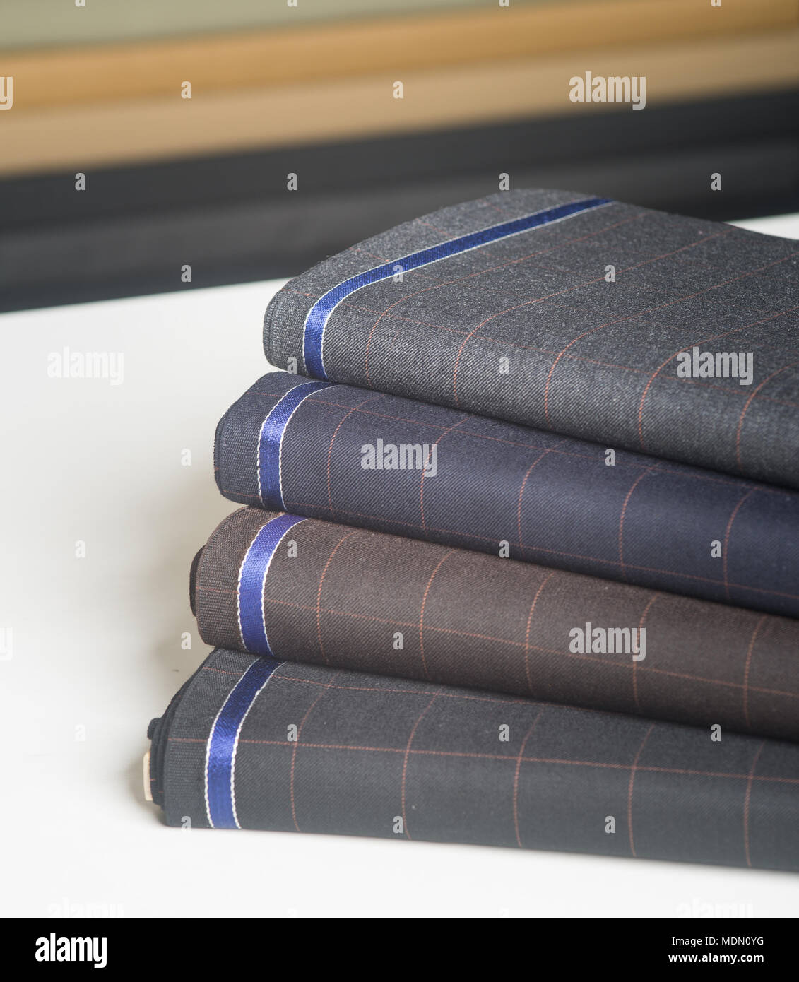 fabrics textile. Cotton Fabric Sample Stock Photo - Alamy