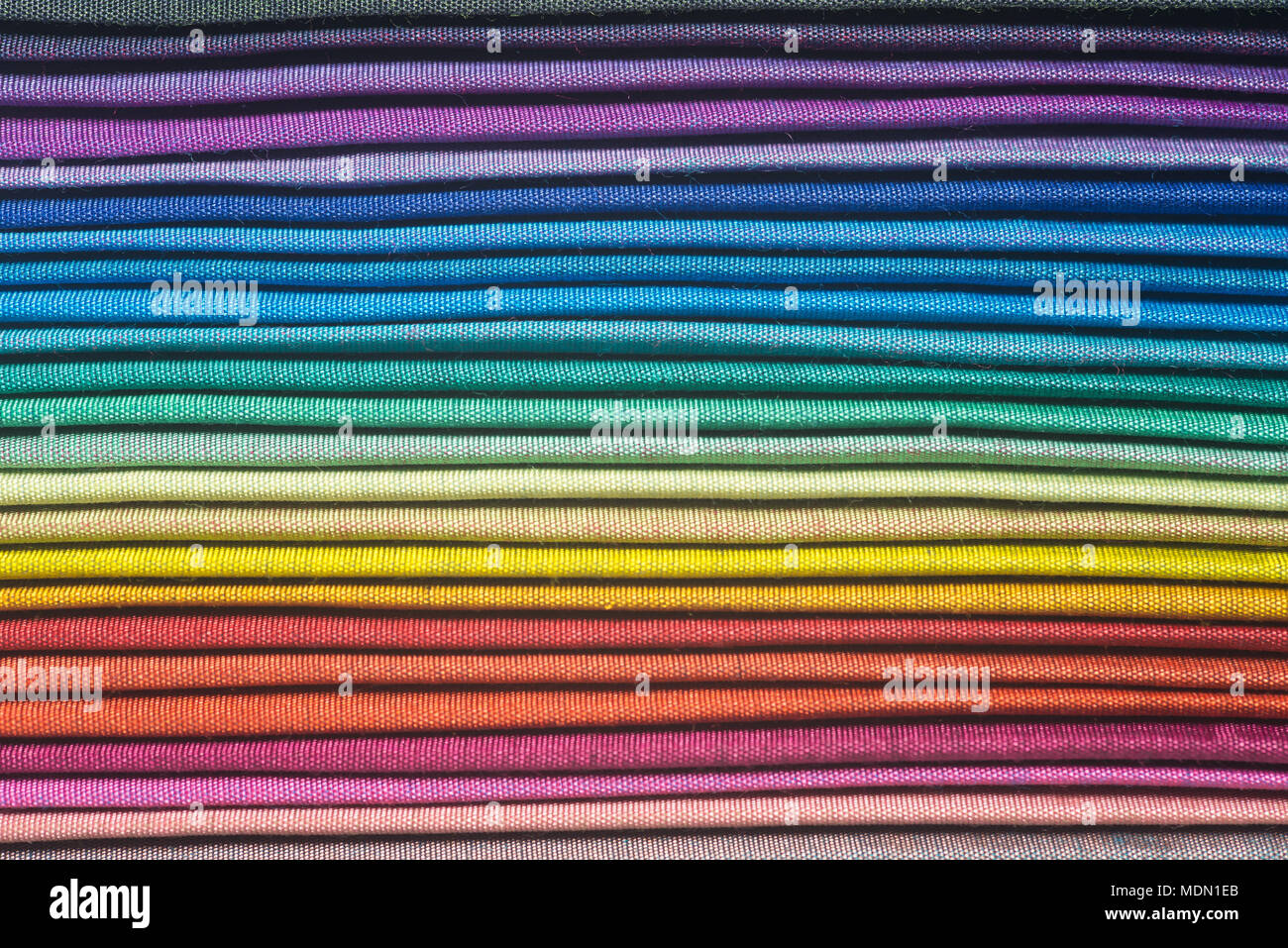 fabric. multi color fabric texture samples Stock Photo - Alamy