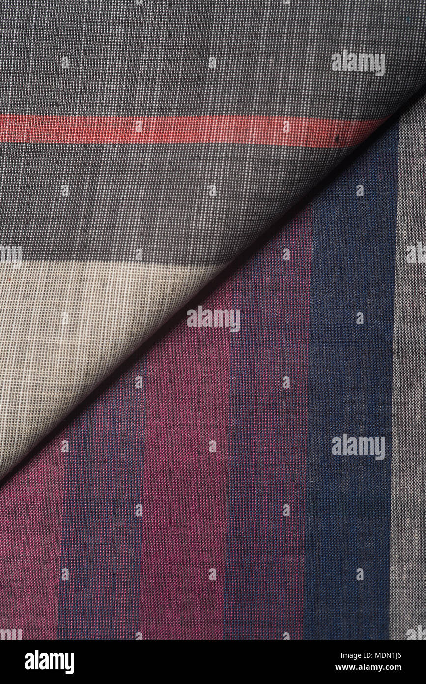 fabrics textile. Cotton Fabric Sample Stock Photo - Alamy