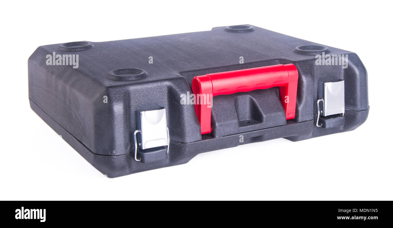 plastic tool box on background Stock Photo - Alamy