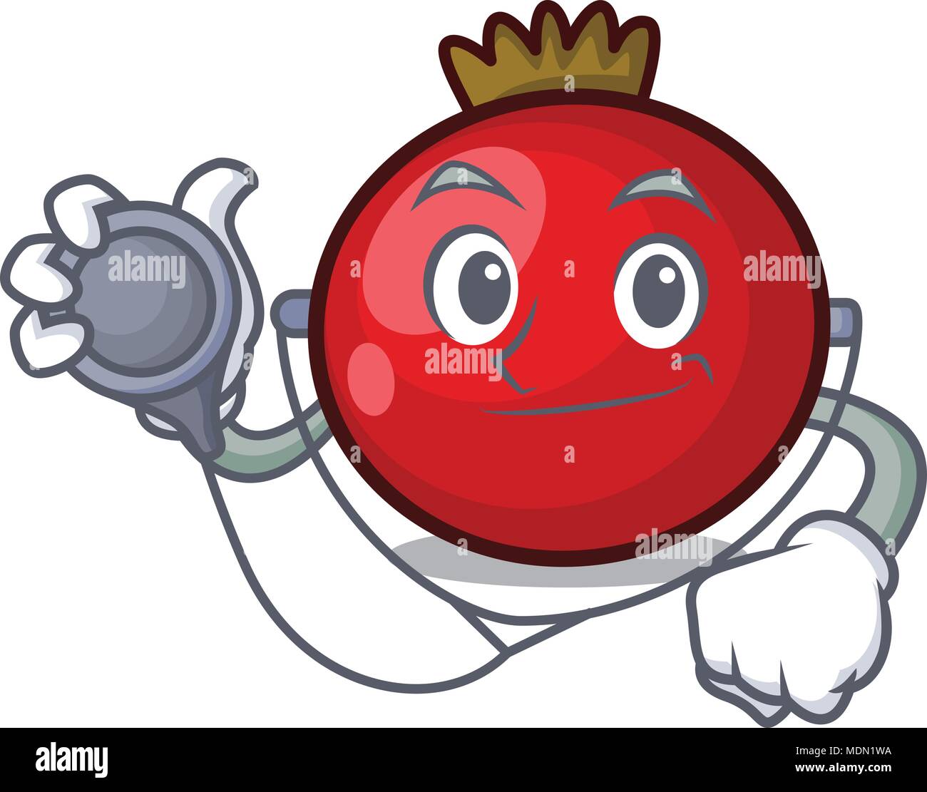 Doctor red currant character cartoon Stock Vector Image & Art - Alamy