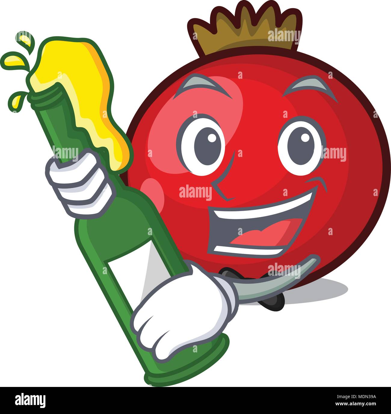 With beer red currant mascot cartoon Stock Vector Image & Art - Alamy