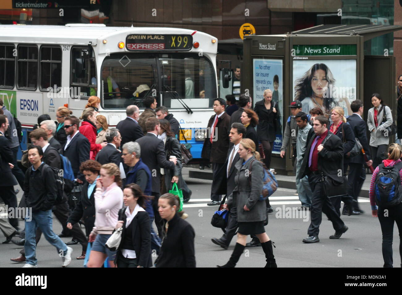 Sydney buses hi-res stock photography and images - Alamy