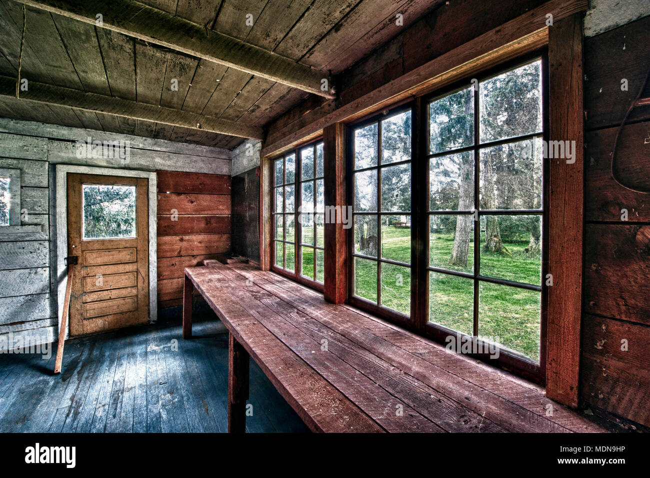 Inside old home Stock Photo - Alamy