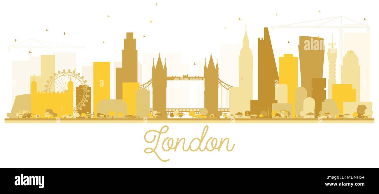 London skyline birds view Cut Out Stock Images & Pictures - Alamy