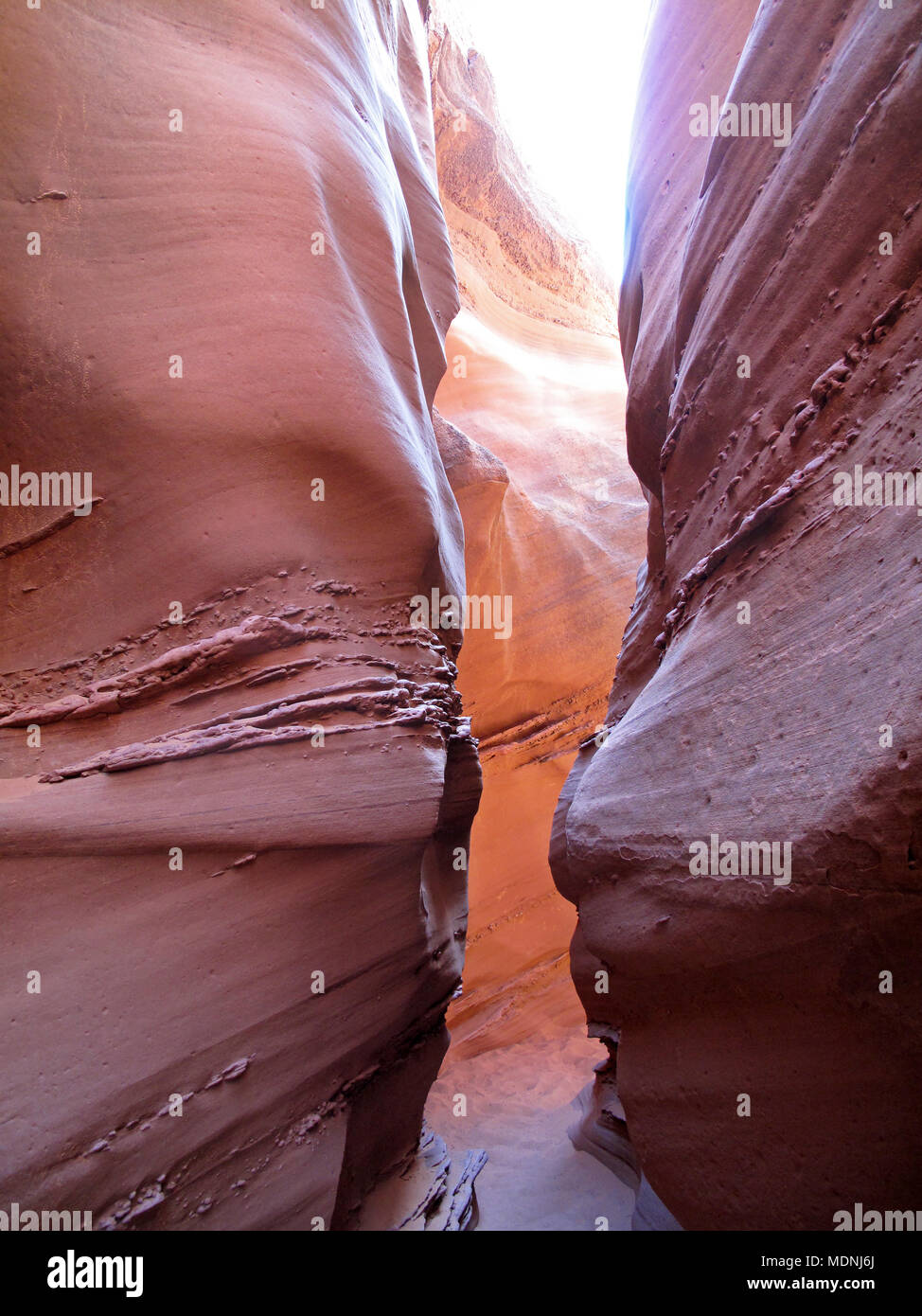 Spooky Gulch slot canyon, at Dry Fork, a branch of Coyote Gulch, Hole ...