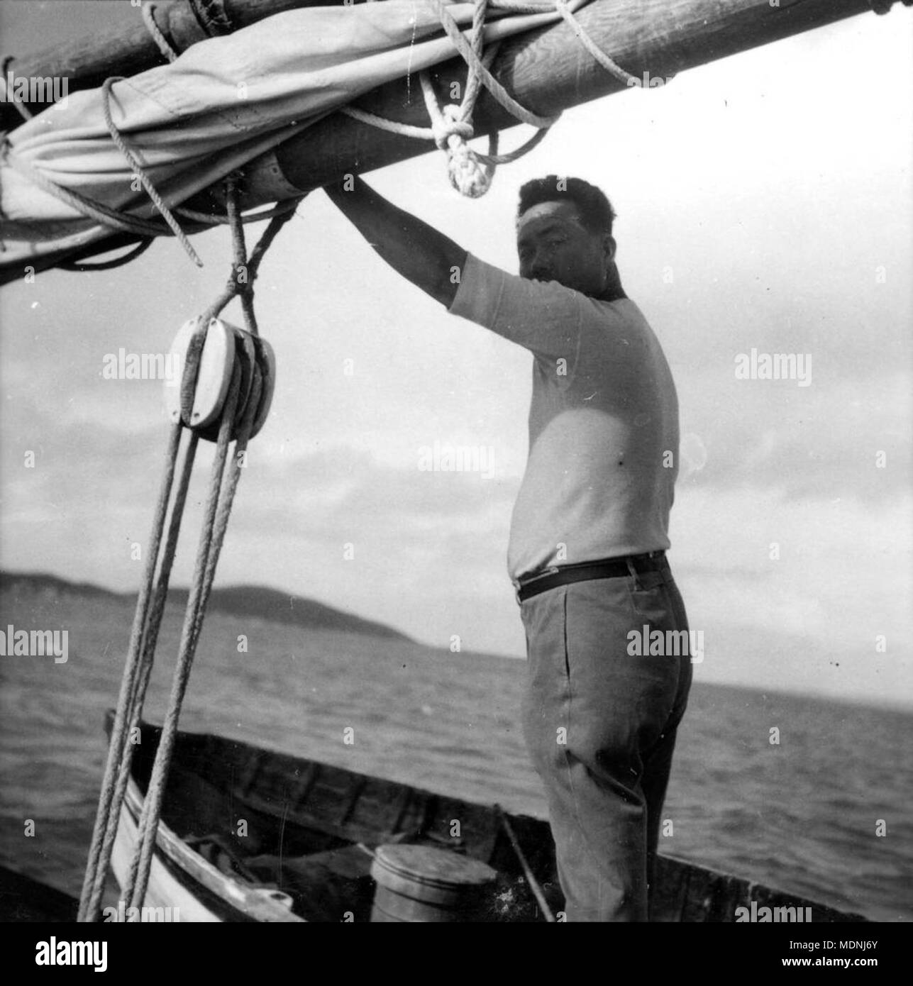 Pearling around Thursday Island, 1936 Stock Photo - Alamy