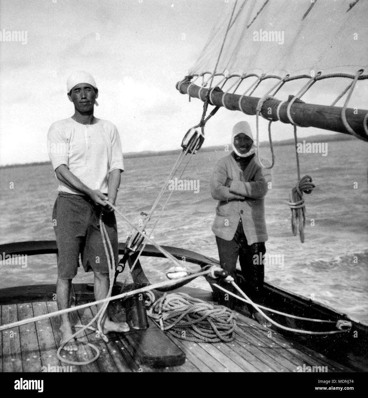 Pearling Lugger, Thursday Island, 1936 Stock Photo - Alamy