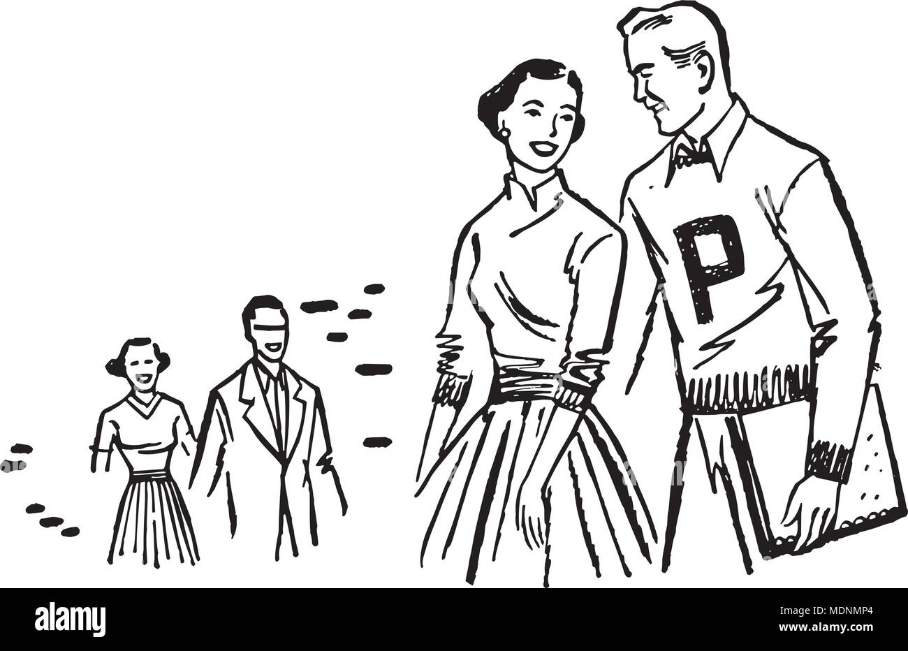 Students campus university Stock Vector Images - Alamy