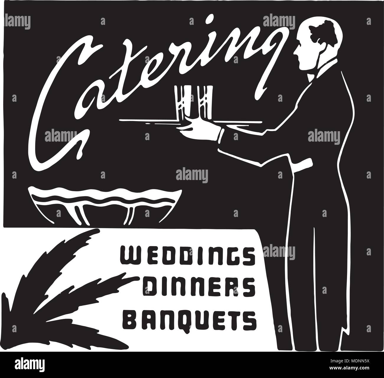 Catering presentation Stock Vector Images - Alamy
