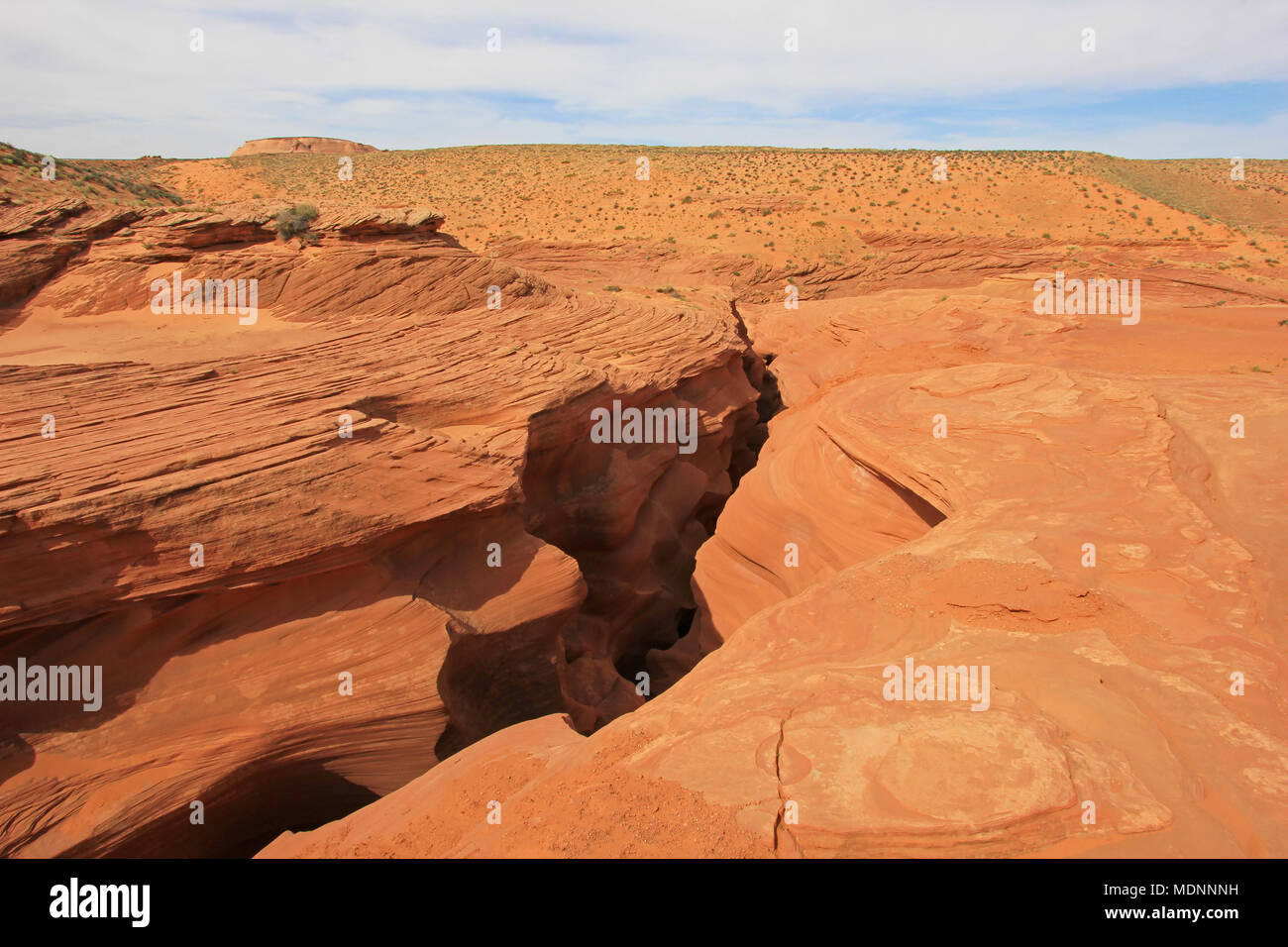 Antelope Canyon in the Navajo Reservation near Page, Arizona, USA Stock ...
