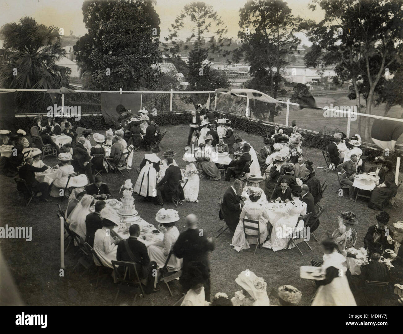 Wedding reception of Captain Hubert Carter and Miss Violet Smith Stock ...