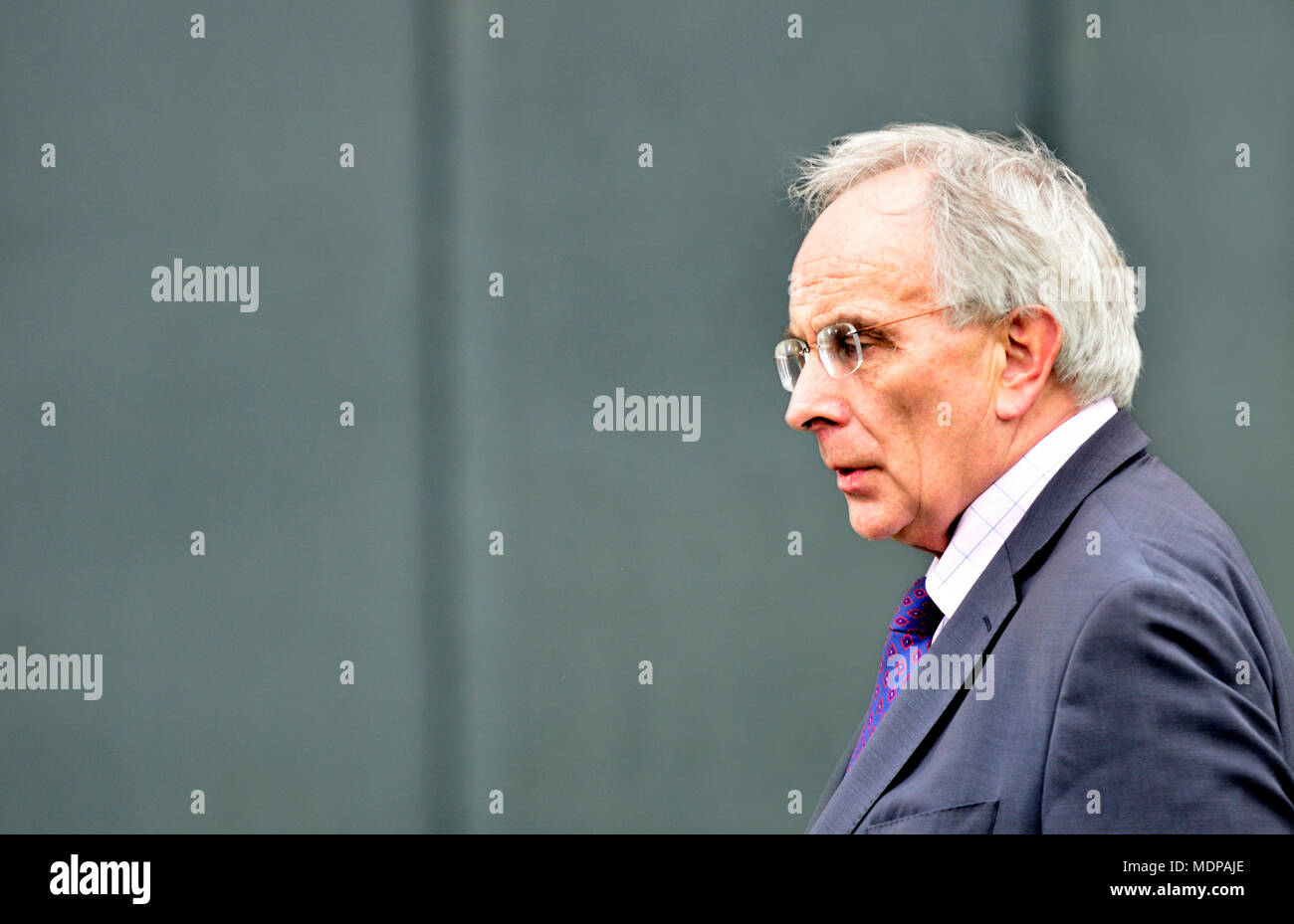 Peter Bone MP (Con: Wellingborough) on College Green, Westminster ...