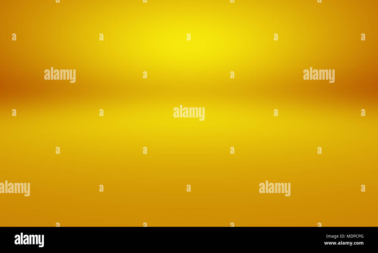 Abstract Luxury Gold yellow gradient studio wall, well use as ...