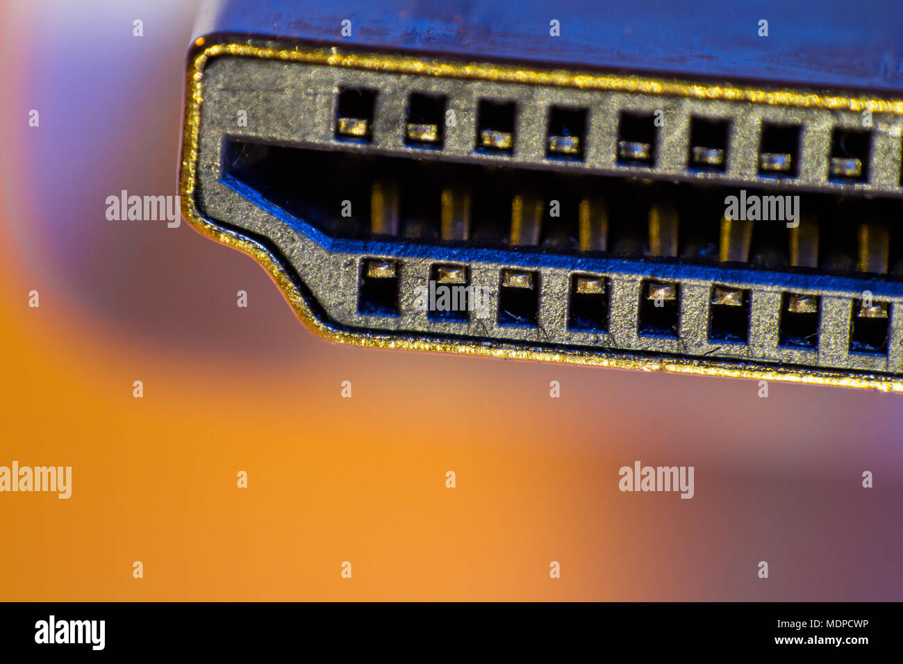 High definition multimedia interface connector port hi-res stock ...