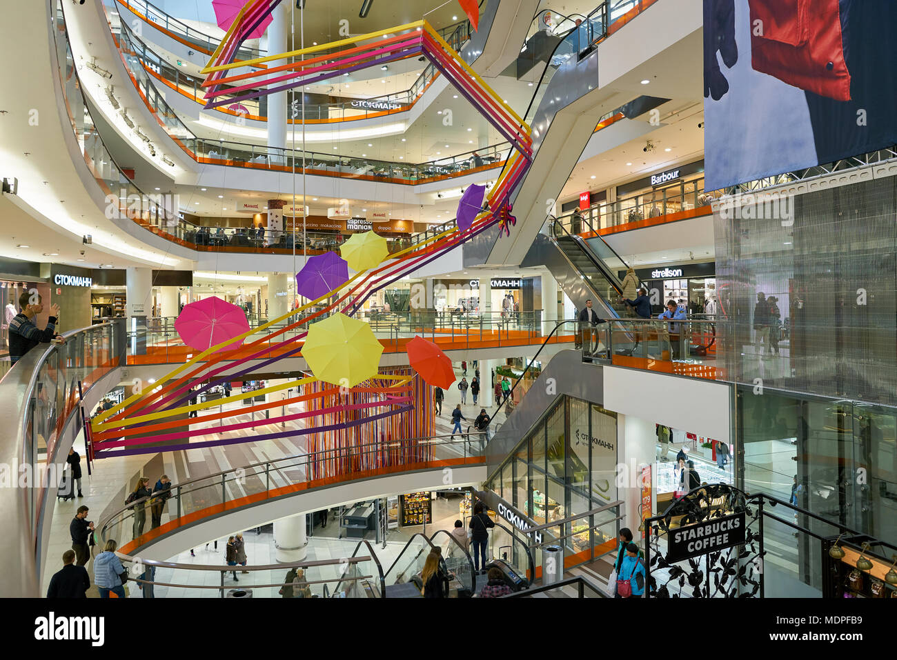 SAINT PETERSBURG, RUSSIA - CIRCA OCTOBER, 2017: inside the "Nevsky ...