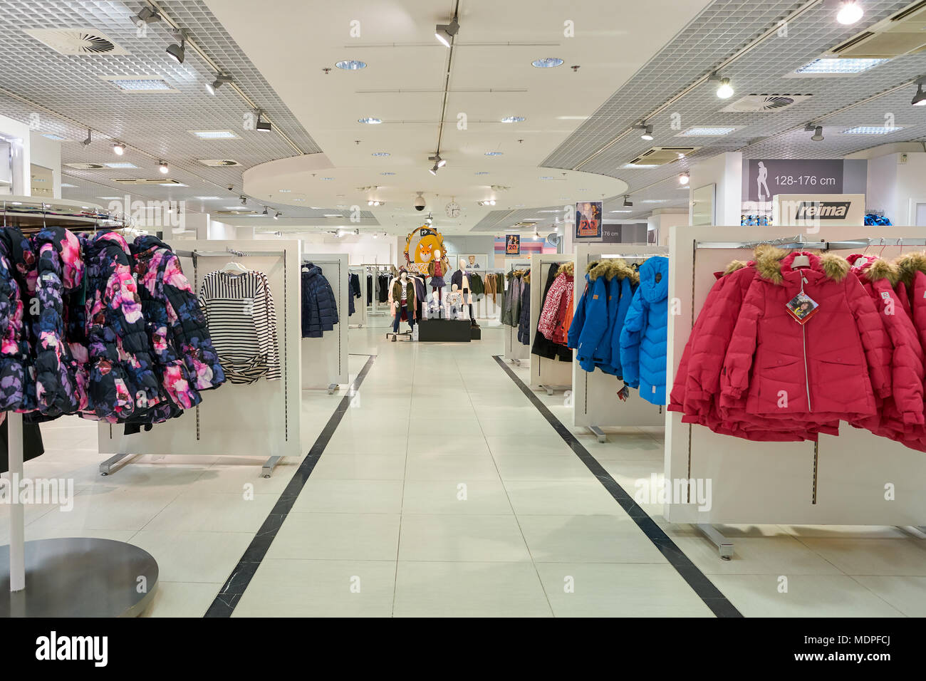 SAINT PETERSBURG, RUSSIA - CIRCA OCTOBER, 2017: inside "Stockmann ...