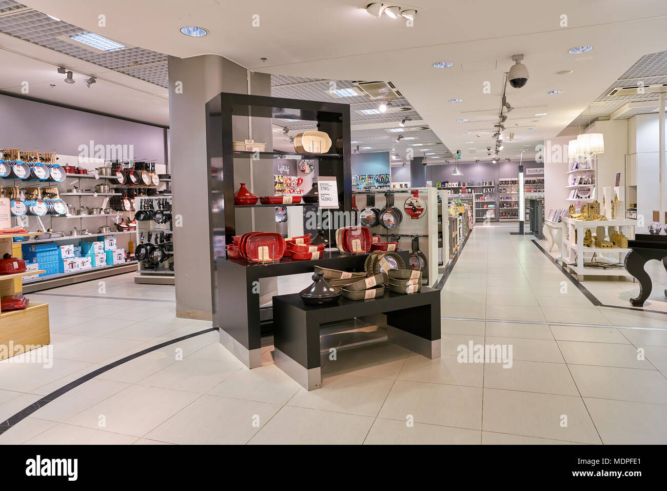 SAINT PETERSBURG, RUSSIA - CIRCA OCTOBER, 2017: inside "Stockmann ...