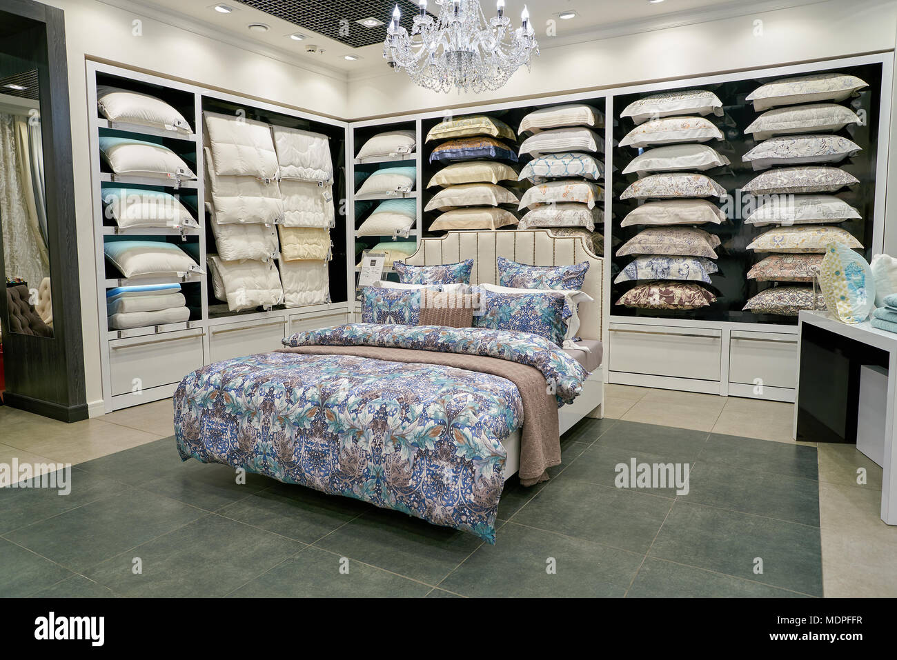 SAINT PETERSBURG, RUSSIA - CIRCA OCTOBER, 2017: inside Togas store at ...