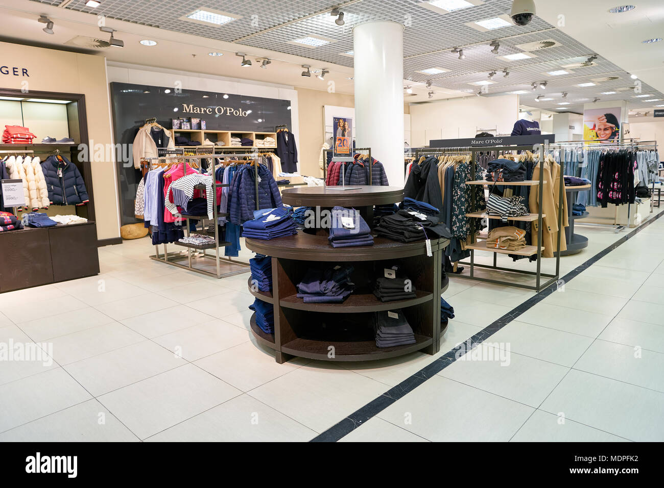 SAINT PETERSBURG, RUSSIA - CIRCA OCTOBER, 2017: inside "Stockmann ...