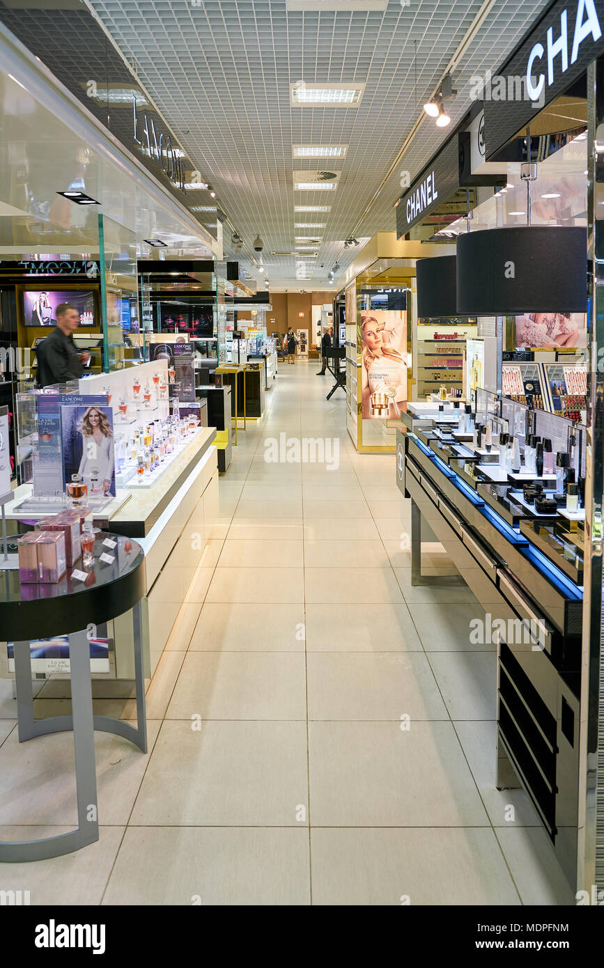 SAINT PETERSBURG, RUSSIA - CIRCA OCTOBER, 2017: inside "Stockmann ...
