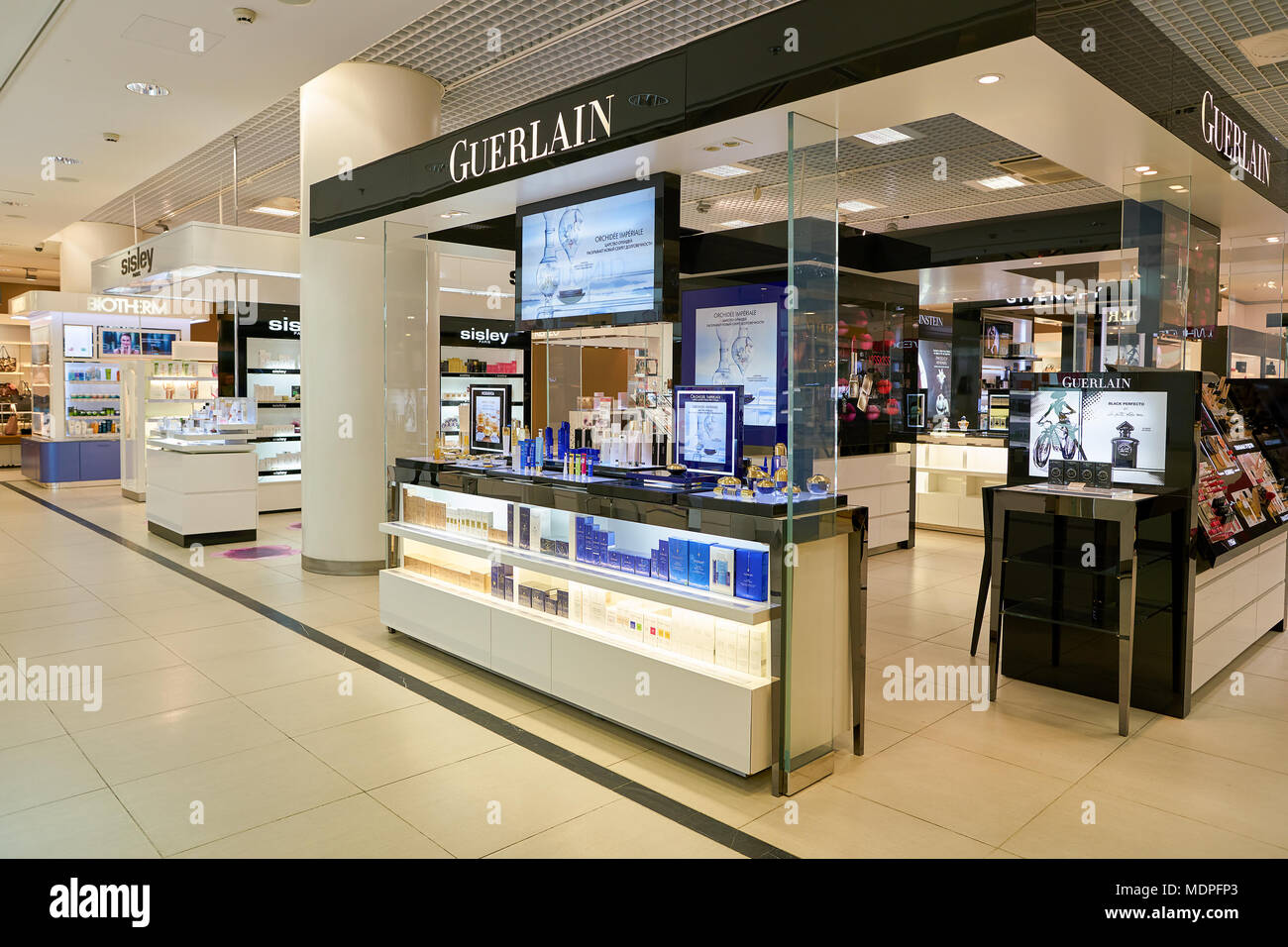 SAINT PETERSBURG, RUSSIA - CIRCA OCTOBER, 2017: inside "Stockmann ...