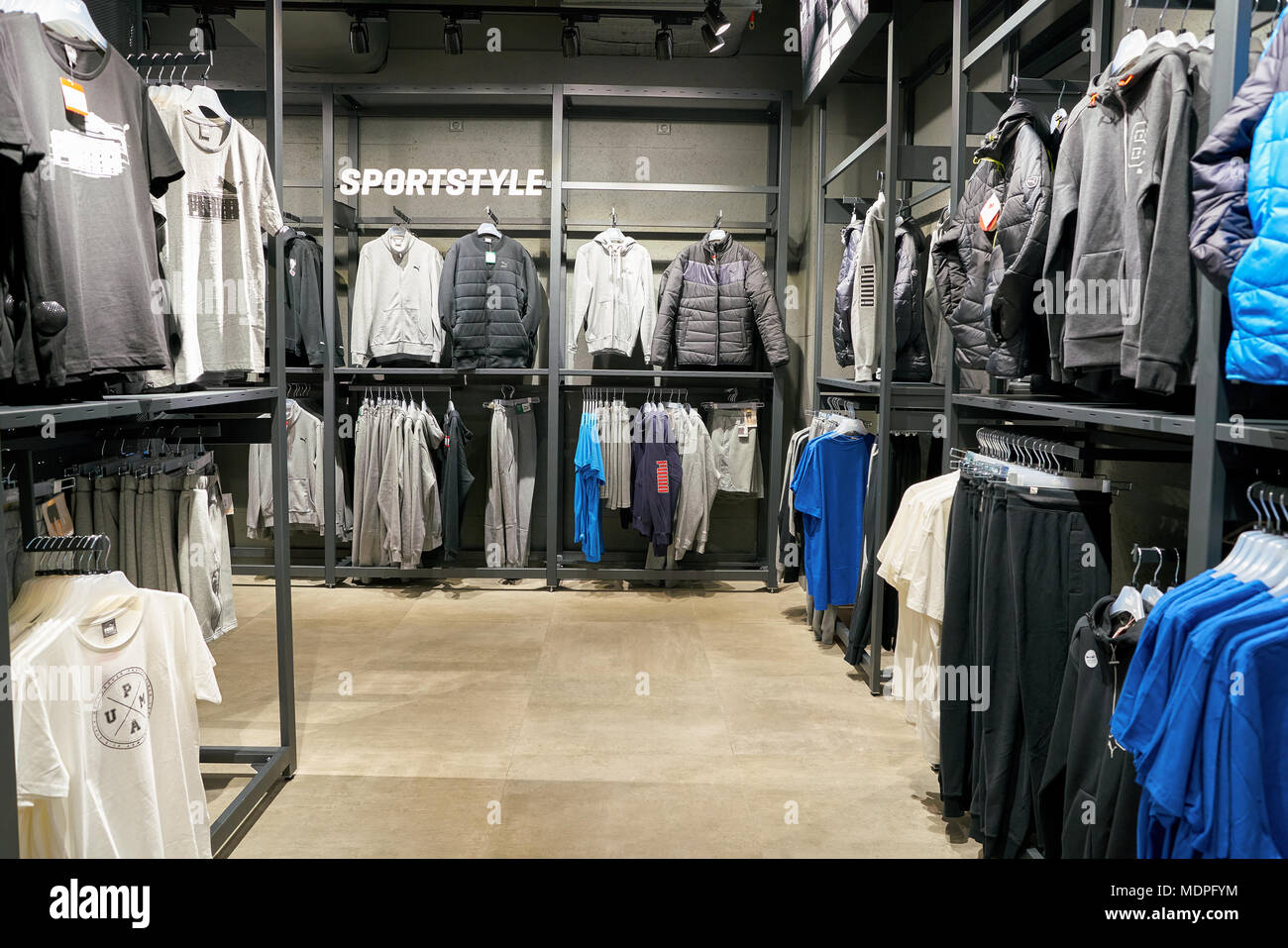 Puma shop modern interior hi-res stock photography and images - Alamy