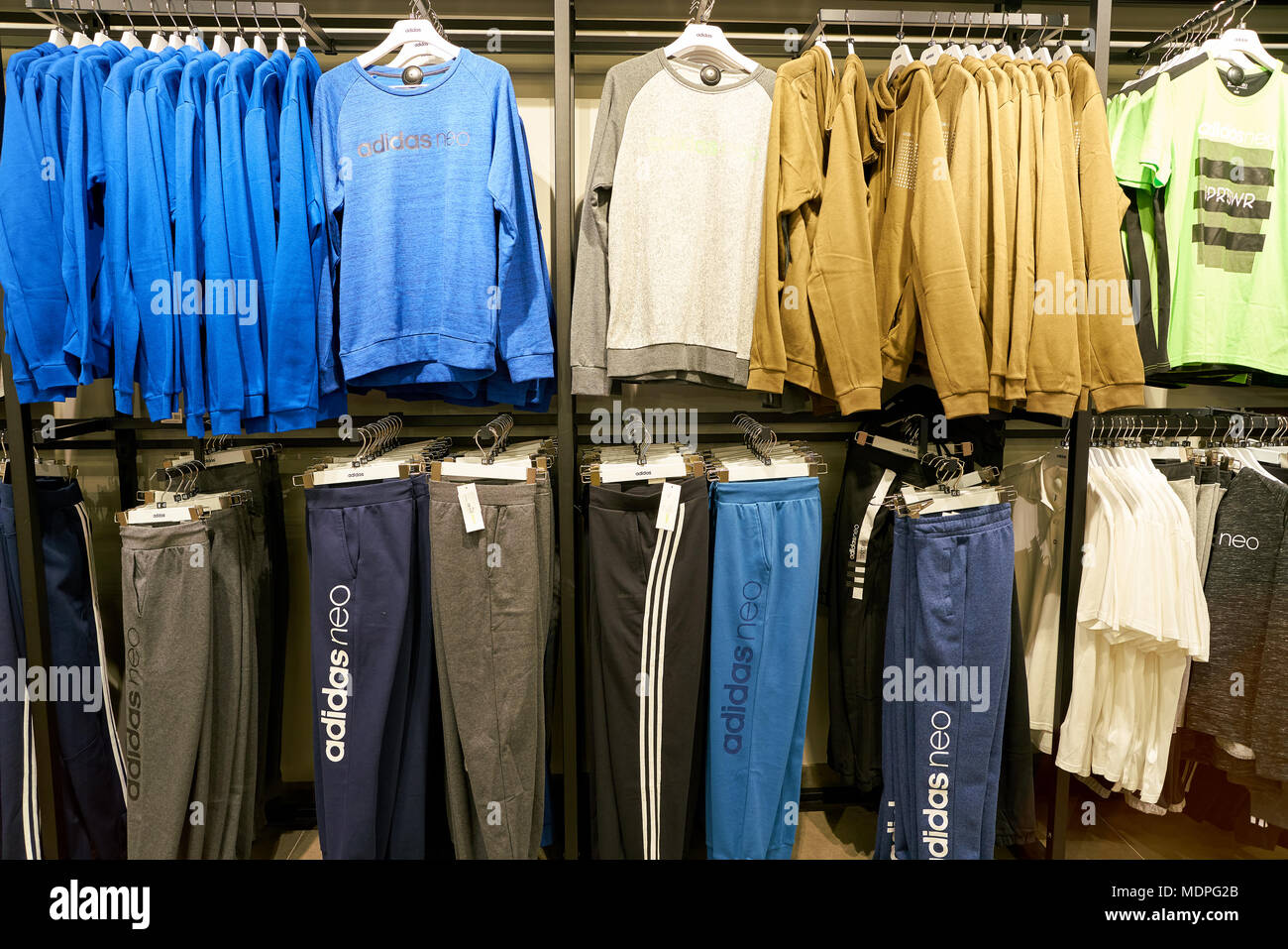 Adidas store layout interior hi-res stock photography and images - Alamy