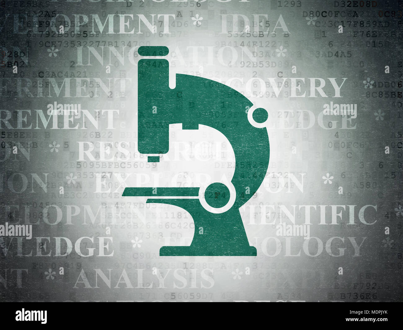 Microscope word cloud concept science hi-res stock photography and ...