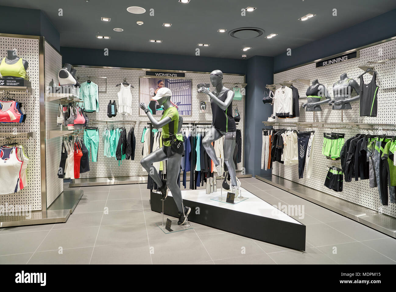 BUSAN, SOUTH KOREA - CIRCA MAY, 2017: inside a store at Lotte ...